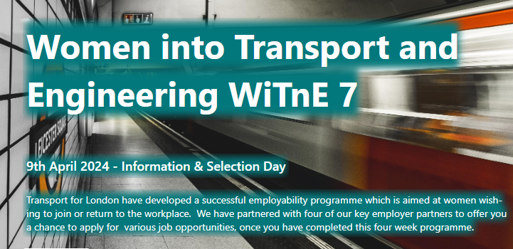 Women into Transport with TFL | iLearn - WM College Learner Hub
